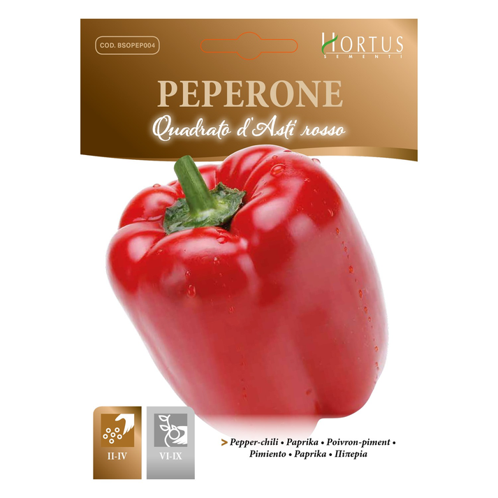 Hortus Peperone Capsicum Red Peppers 1gm – Vitaro Genetics